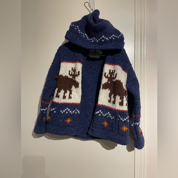 Earth Ragz | Jackets & Coats | Earth Ragz Moose Wool Sweater Size Kids ...